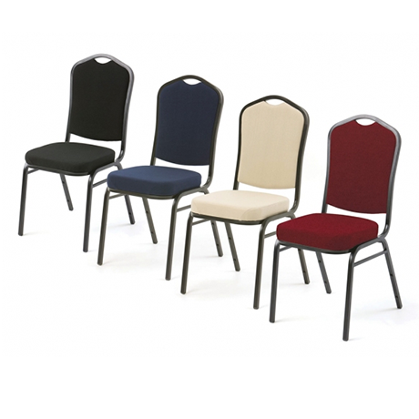 Professional Manufacturer of Crown Back Metal Banquet Chair with Ganing ...